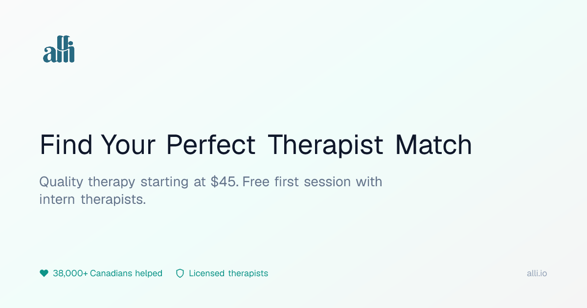 Alli | Accessible Therapy for Everyone